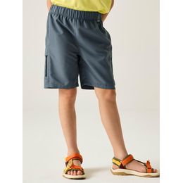 Regatta Trainingsshorts "Sorcer III" in Grau - 65% | Gr&ouml;&szlig;e 128 | Kinderhosen