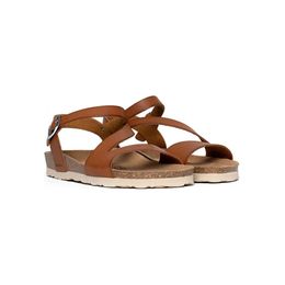 BACKSUN Sandalen in Hellbraun - 50% | Gr&ouml;&szlig;e 37 | Damen-sandalen