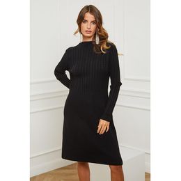 Jos&eacute;fine Strickkleid "Garcy" in Schwarz - 72% | Gr&ouml;&szlig;e XL | Damen-kleider