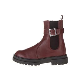 lamino Leder-Chelsea-Boots in Rot - 73% | Gr&ouml;&szlig;e 33 | Kinderstiefeletten