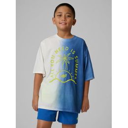4F Shirt in Blau/ Creme - 42% | Gr&ouml;&szlig;e 122 | Kinder-oberteile