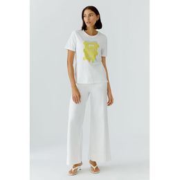 Oui Shirt in Wei&szlig; - 53% | Gr&ouml;&szlig;e 40 | Damen-tops