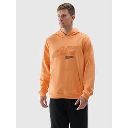 4F Hoodie in Orange - 68% | Gr&ouml;&szlig;e M | Herren-sweatshirts-jacken