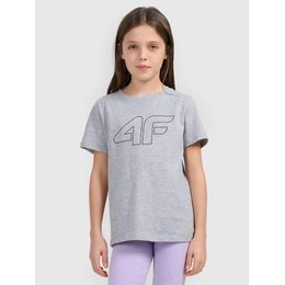 4F Shirt in Grau - 41% | Gr&ouml;&szlig;e 152 | Kinder-oberteile