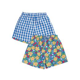 frugi Wende-Shorts "Raina" in Blau/ Bunt - 48% | Gr&ouml;&szlig;e 110/116 | Kinderhosen