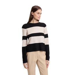 Betty Barclay Pullover in Schwarz/ Creme - 75% | Gr&ouml;&szlig;e 38 | Damen-pullover-cardigans