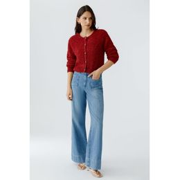 Oui Cardigan in Rot - 75% | Gr&ouml;&szlig;e 36 | Damen-pullover-cardigans