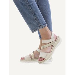 Caprice Leder-Sandalen in Creme - 24% | Gr&ouml;&szlig;e 38 | Damen-sandalen