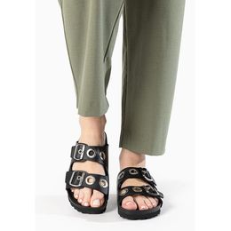 BAYTON Pantoletten "Janny" in Schwarz - 72% | Gr&ouml;&szlig;e 37 | Damen-pantoletten