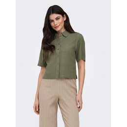 Only Bluse in Khaki - 40% | Gr&ouml;&szlig;e M | Damen-blusen