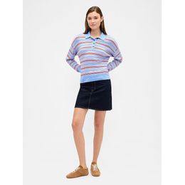 GAP Poloshirt in Hellblau/ Pink - 68% | Gr&ouml;&szlig;e L | Damen-tops