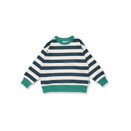 Sense Organics Sweatshirt "Dari" in Creme/ Dunkelblau - 48% | Gr&ouml;&szlig;e 104 | Kinder-sweatshirts-jacken