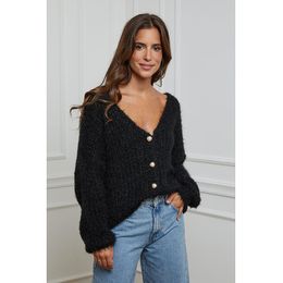 L'armoire de Suzette Cardigan in Schwarz - 75% | Gr&ouml;&szlig;e 38/40 | Damen-pullover-cardigans