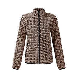 Dare 2b Sweatjacke "Descend II" in Beige/ Schwarz - 78% | Gr&ouml;&szlig;e 38 | Damen-outdoorjacken