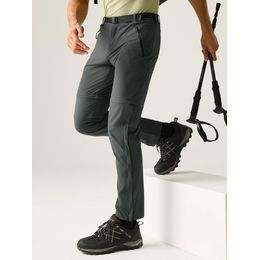Regatta Zipp-Off-Trekkinghose "Xert Stretch" in Anthrazit - 71% | Gr&ouml;&szlig;e 29 | Herren-outdoorhosen