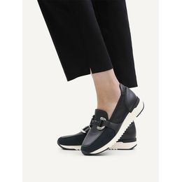 Caprice Leder-Slipper in Dunkelblau - 36% | Gr&ouml;&szlig;e 39 | Damen-schuhe-halbschuhe