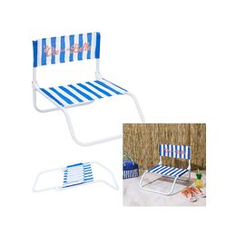 Garden Spirit Klappstuhl "Dolce Vita" in Blau/ Wei&szlig; - (B)44 x (H)47 x (T)52 cm - 39% | Damen-outdoor-ausruestung