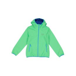 Jack Wolfskin Softshelljacke "Fourwinds" in Gr&uuml;n - 41% | Gr&ouml;&szlig;e 104 | Kinder-outdoor-jacken