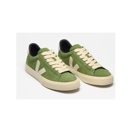 Veja Leder-Sneakers "Campo Bold" in Gr&uuml;n - 55% | Gr&ouml;&szlig;e 37 | Damen-sneakers