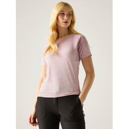 Regatta Trainingsshirt "LaxleyII" in Rosa - 65% | Gr&ouml;&szlig;e 42 | Damen-outdoor-tops-shirts