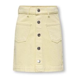 KIDS Only Jeansrock "Amazing" in Gelb - 40% | Gr&ouml;&szlig;e 134 | Kinderroecke