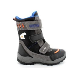 Primigi Leder-Winterstiefel in Schwarz/ Grau - 38% | Gr&ouml;&szlig;e 34 | Kinderstiefel