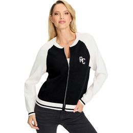 Heine Blouson in Schwarz/ Wei&szlig; - 65% | Gr&ouml;&szlig;e 44 | Damenjacken