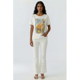 Oui Shirt in Wei&szlig; - 51% | Gr&ouml;&szlig;e 36 | Damen-tops
