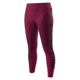 Dynafit Funktionsleggings "Ultra Graphic" in Lila - 68% | Gr&ouml;&szlig;e XL | Damen-sporthosen