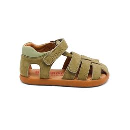 bisgaard Leder-Halbsandalen "Ryle" in Khaki - 42% | Gr&ouml;&szlig;e 32 | Kindersandalen
