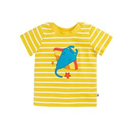 frugi Shirt in Gelb/ Wei&szlig; - 49% | Gr&ouml;&szlig;e 92/98 | Kinder-oberteile