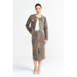 Rich & Royal Rich & Royal &Uuml;bergangsjacke in Beige/ Braun - 65% | Gr&ouml;&szlig;e 38 | Damenjacken