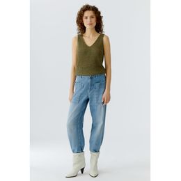 Oui Top in Khaki - 74% | Gr&ouml;&szlig;e 34 | Damen-tops