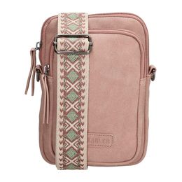 Beagles Handytasche "Malaga" in Rosa - (B)12,5 x (H)19,5 x (T)2,5 cm - 37% | Damen-handytaschen