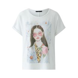 Oui Shirt in Wei&szlig; - 53% | Gr&ouml;&szlig;e 46 | Damen-tops