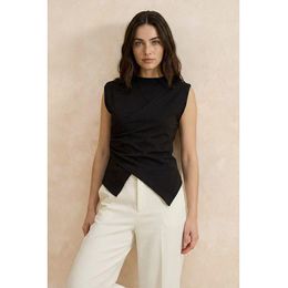 Trendyol Blusentop in Schwarz - 48% | Gr&ouml;&szlig;e L | Damen-blusen