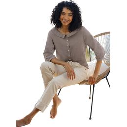 Heine Bluse in Taupe - 70% | Gr&ouml;&szlig;e 40 | Damen-blusen