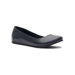 Comfortfusse Leder-Ballerinas in Schwarz - 49% | Gr&ouml;&szlig;e 40 | Damen-ballerinas