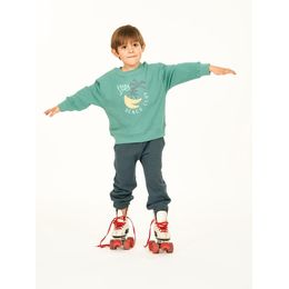 Sense Organics Sweatshirt "Dari" in Gr&uuml;n - 55% | Gr&ouml;&szlig;e 92 | Kinder-sweatshirts-jacken