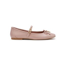 Steve Madden Leder-Spangenballerinas in Rosa - 55% | Gr&ouml;&szlig;e 38 | Damen-ballerinas