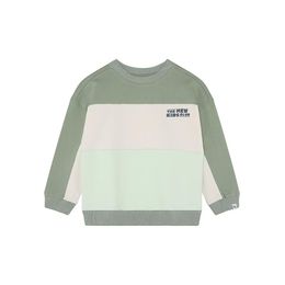Noppies Sweatshirt in Gr&uuml;n/ Creme - 47% | Gr&ouml;&szlig;e 128 | Kinder-sweatshirts-jacken