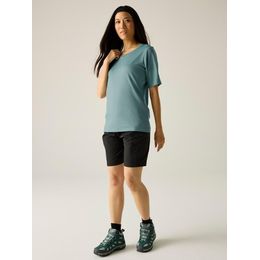 Regatta Funktionsshirt "Fingal lV" in T&uuml;rkis - 68% | Gr&ouml;&szlig;e 36 | Damen-outdoor-tops-shirts
