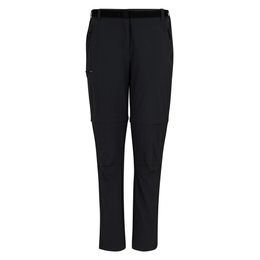 Regatta Zipp-Off-Trekkinghose "Xert Stretch" in Schwarz - 70% | Gr&ouml;&szlig;e 40 | Damen-sporthosen