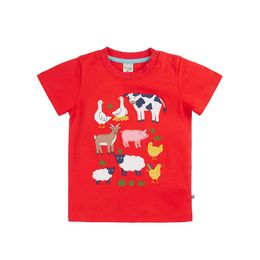 frugi Shirt in Rot - 41% | Gr&ouml;&szlig;e 116/122 | Kinder-oberteile