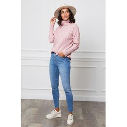 L'armoire de Suzette Rollkragenpullover in Rosa - 71% | Gr&ouml;&szlig;e 38/40 | Damen-pullover-cardigans
