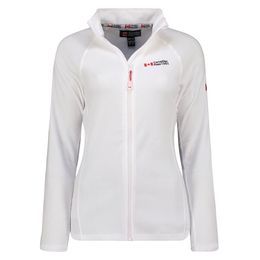 Canadian Peak Fleecejacke "Tugeak" in Wei&szlig; - 67% | Gr&ouml;&szlig;e L | Damenjacken