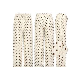 Sublevel Hose in Creme/ Dunkelbraun - 50% | Gr&ouml;&szlig;e M/L | Damenhosen