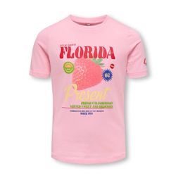 KIDS Only Shirt "Bolette" in Rosa - 41% | Gr&ouml;&szlig;e 122/128 | Kinder-oberteile
