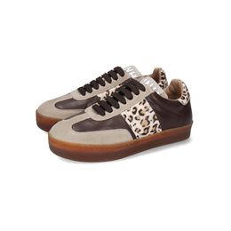 Melvin & Hamilton MELVIN & HAMILTON Leder-Sneakers "Amira 1" in Beige/ Braun - 54% | Gr&ouml;&szlig;e 40 | Damen-sneakers