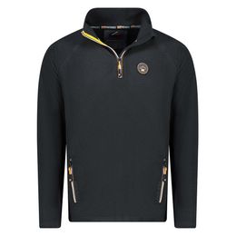 Geographical Norway Fleecepullover in Schwarz - 66% | Gr&ouml;&szlig;e S | Damenpullover